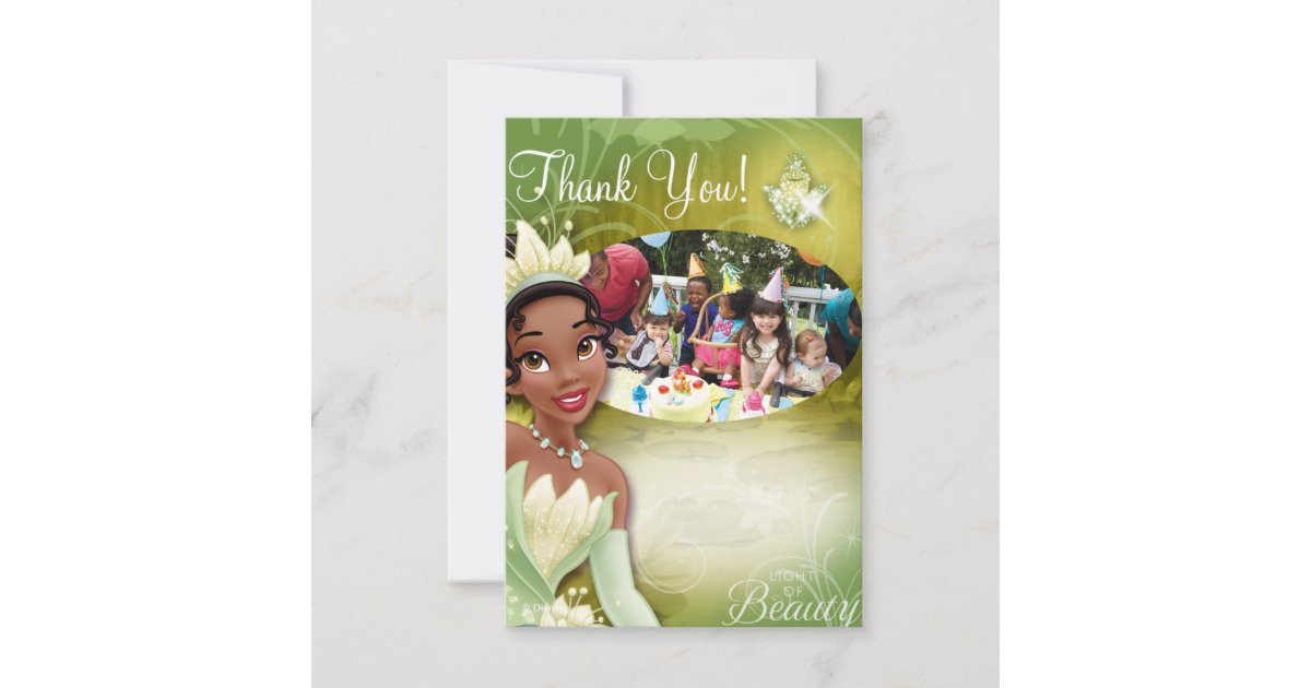 Tiana Birthday Thank You Cards | Zazzle