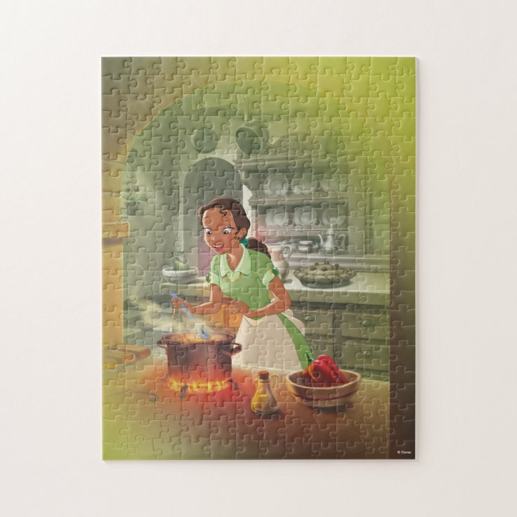 Tiana Cooking in her Kitchen Jigsaw Puzzle | Zazzle
