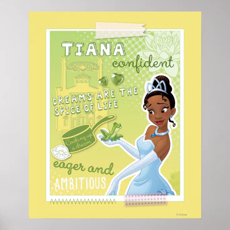 Tiana - Eager and Ambitious Poster | Zazzle