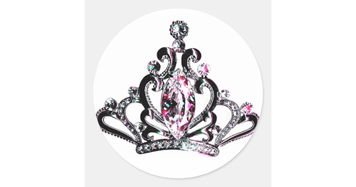 Tiara stickers | Zazzle