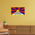 Tibet flag - Snow Lion Flag Poster | Zazzle