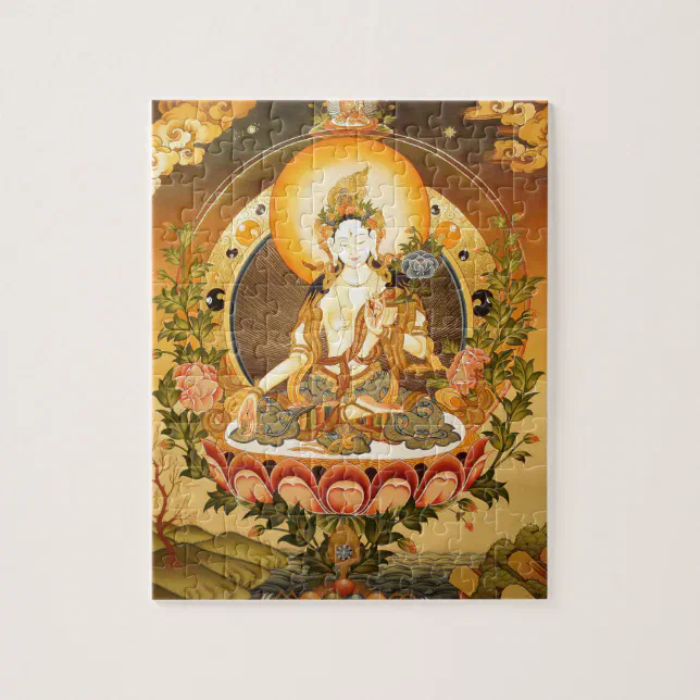 Tibetan Buddhist Art Jigsaw Puzzle | Zazzle