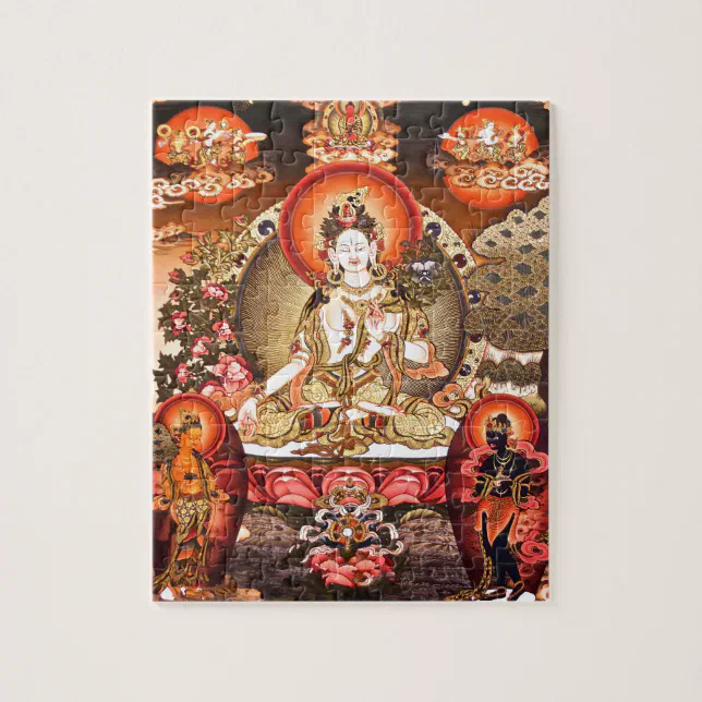 Tibetan Buddhist Art Jigsaw Puzzle | Zazzle