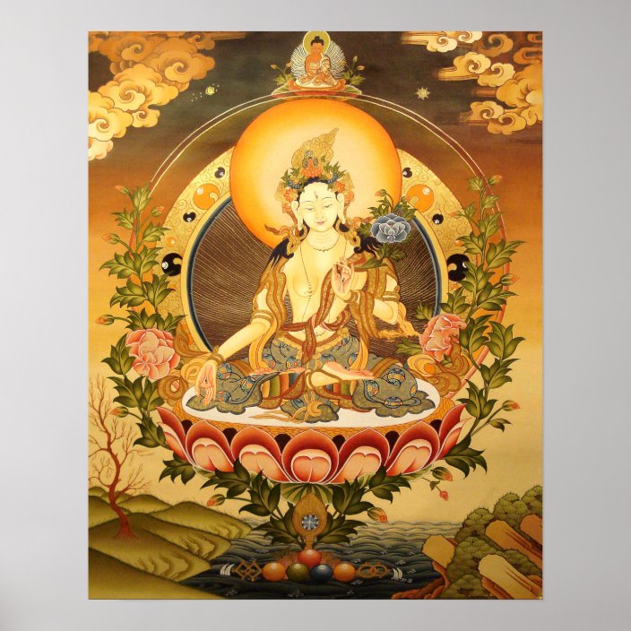 Tibetan Buddhist Art Poster | Zazzle.com