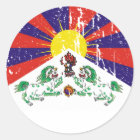 Tibet/Tibetan Flag Rectangular Sticker | Zazzle.com