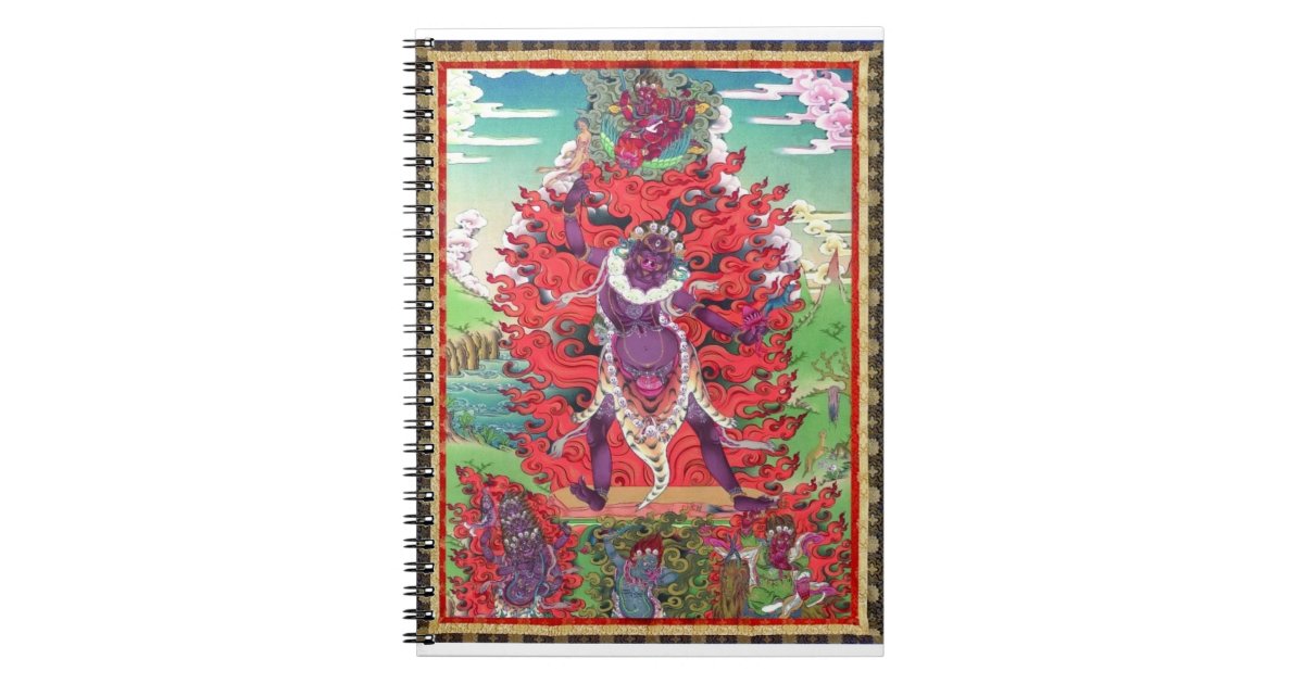 Tibetan Thangka Ekajati Art Notebook | Zazzle