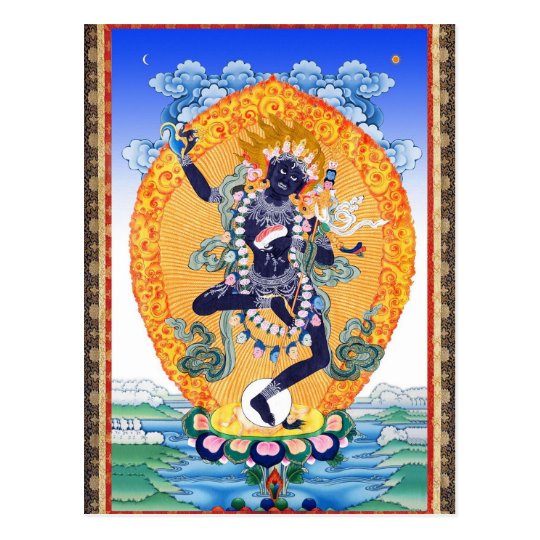 Tibetan Thangka Vajravarahi Nairatmya Postcard | Zazzle.com