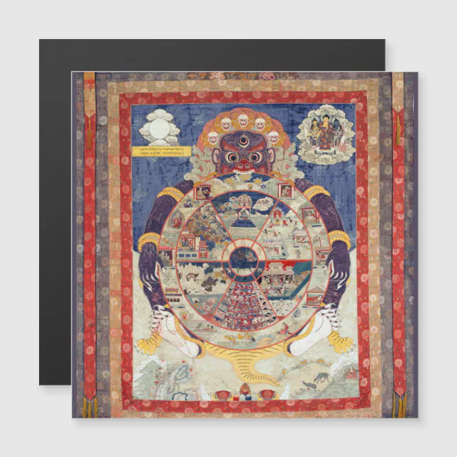 Tibetan Wheel of Life Cycle of Samsara | Zazzle