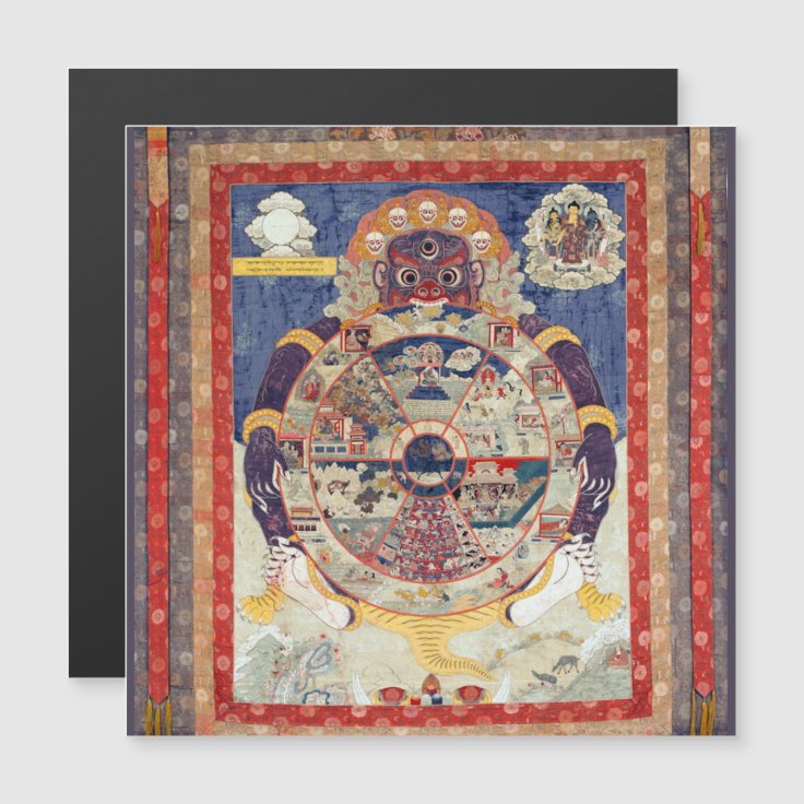 Tibetan Wheel of Life Cycle of Samsara | Zazzle