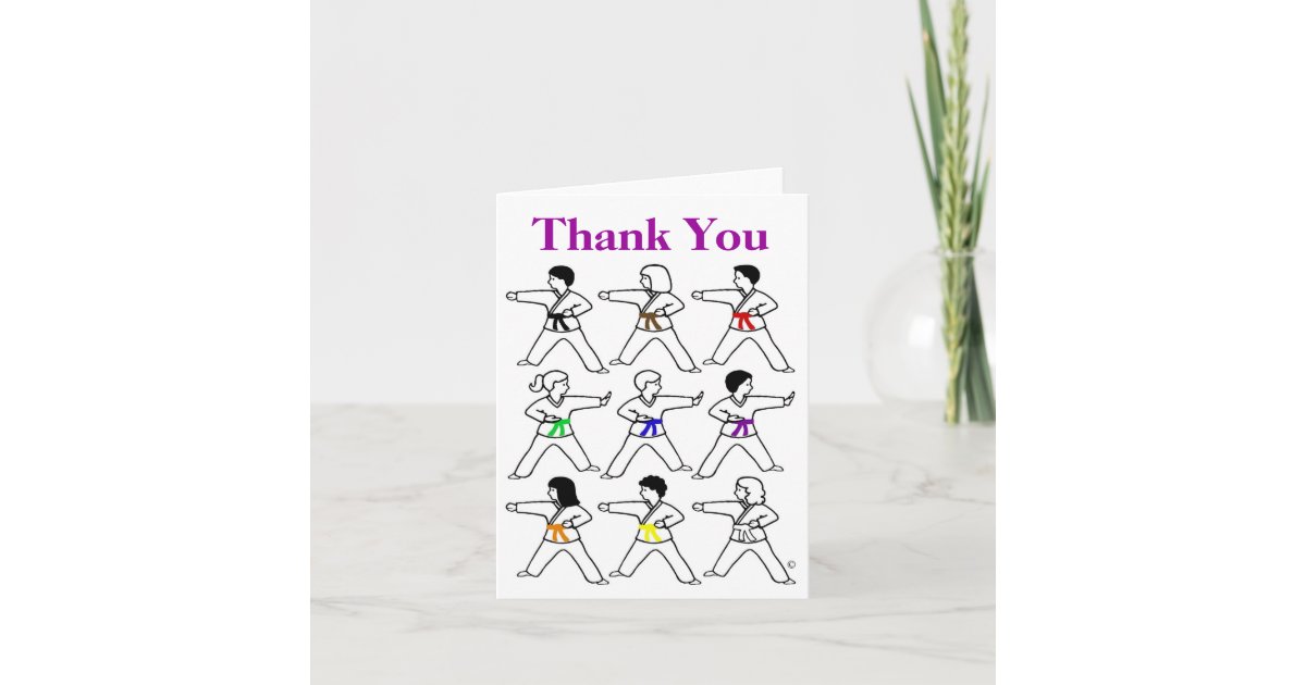 Tic Tac Toe Kids Thank You Cards | Zazzle