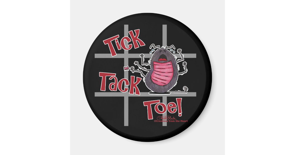 Tick Tack Toe! Magnet | Zazzle