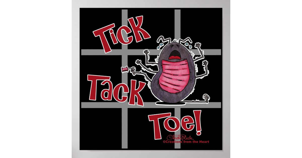 Tick Tack Toe Poster | Zazzle