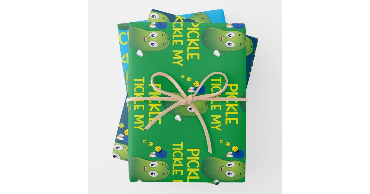 Tickle My Pickle Wrapping Paper Sheets | Zazzle
