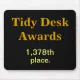 Tidy Desk Awards Cruel Funny CoWorker Joke Mouse Pad | Zazzle