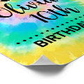 Tie Dye Birthday Party Welcome Sign Retro Hippie | Zazzle