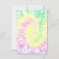 Tie Dye Birthday Thank You Card | Zazzle