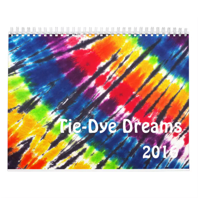 Tie-Dye Celebration Calendar | Zazzle