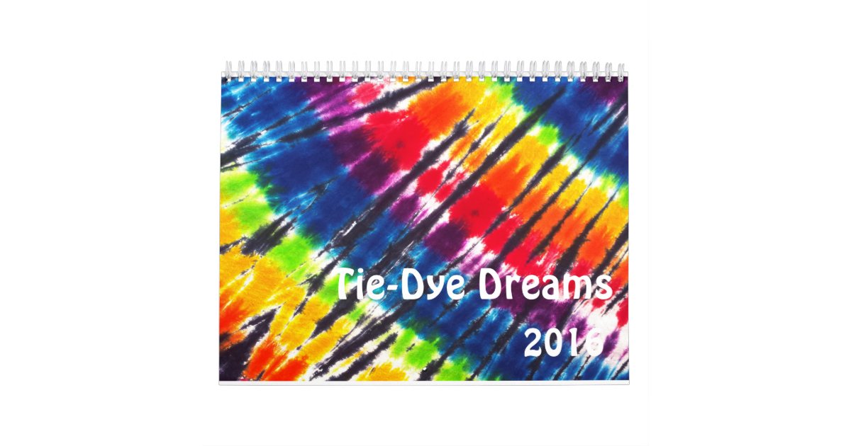 Tie-Dye Celebration Calendar | Zazzle