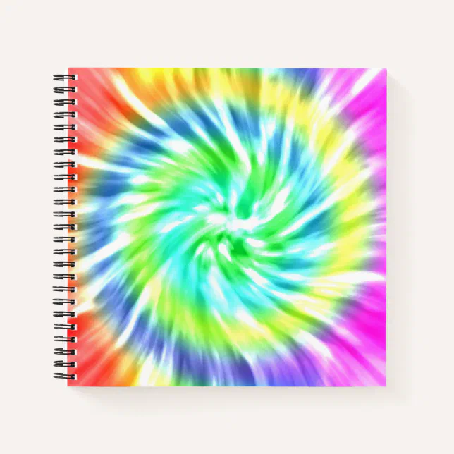 Tie Dye Design Spiral Notebook | Zazzle