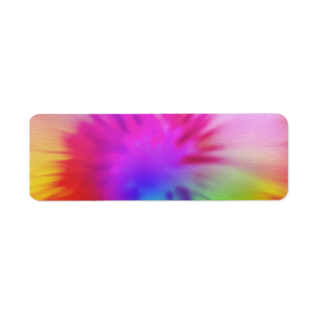 Tie Dye Label | Zazzle