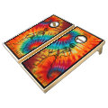 Tie Dye Long Strange Trip Cornhole Set | Zazzle