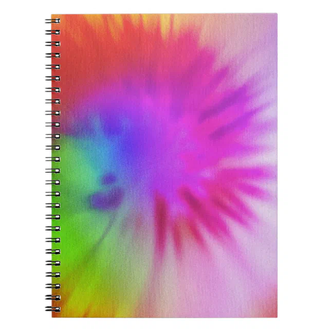 Tie Dye Notebook | Zazzle