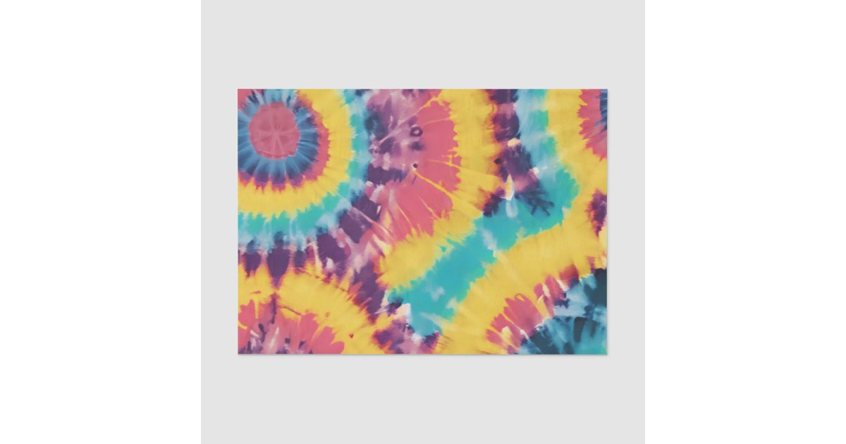 Tie Dye Pattern Tissue Paper | Zazzle