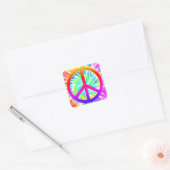 Tie Dye Peace Sign Design Sticker | Zazzle