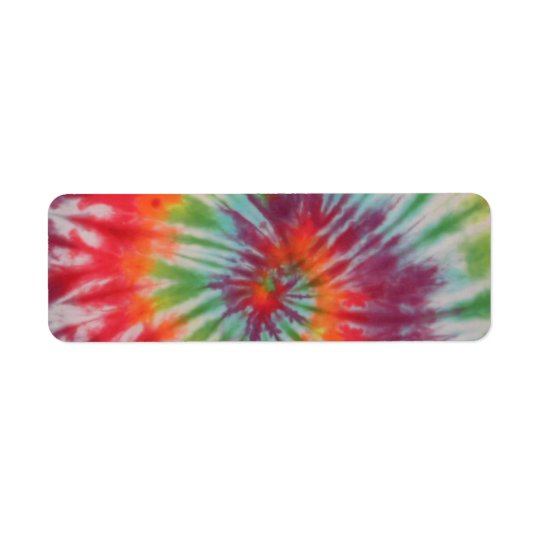 Tie Dye Peace Sign Label | Zazzle.com