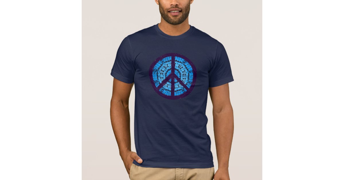 Tie Dye Peace Sign T-Shirt | Zazzle