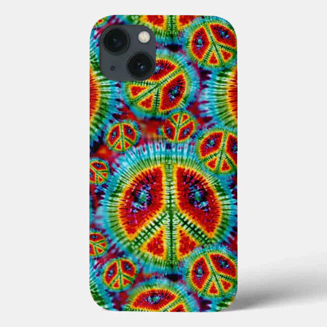Tie Dye Peace Signs Case-Mate iPhone Case | Zazzle