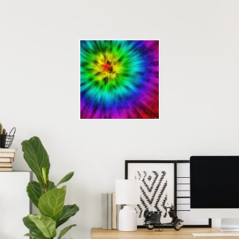 Tie Dye Poster | Zazzle