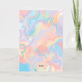 Tie Dye Rainbow Foil Greeting Card | Zazzle