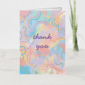 Tie Dye Rainbow Foil Greeting Card | Zazzle