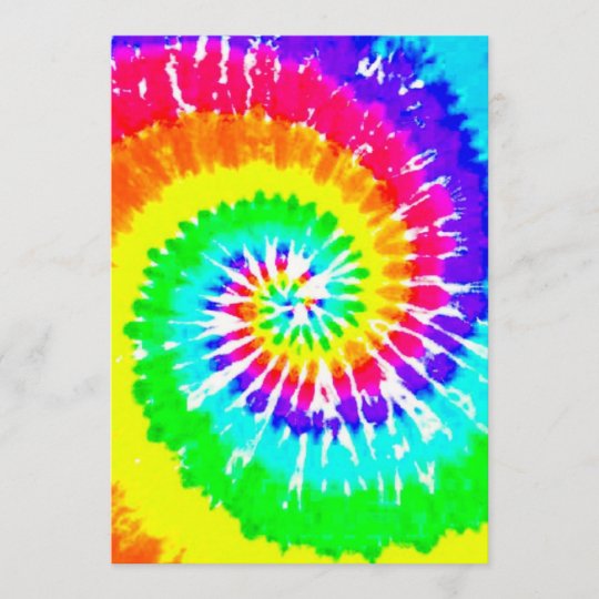 Tie Dye Rainbow Swirl Neon Rainbow Colors Pattern | Zazzle.com