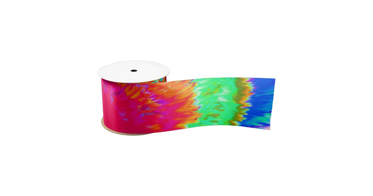 Tie Dye Ribbon | Zazzle