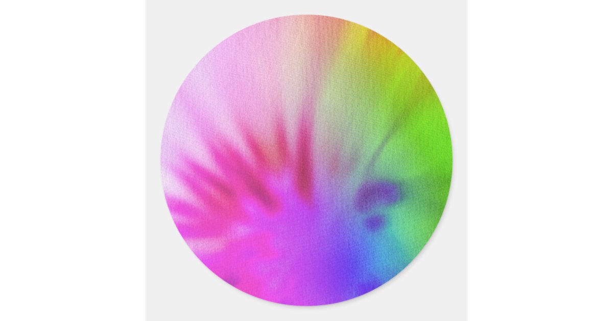 Tie Dye Stickers | Zazzle