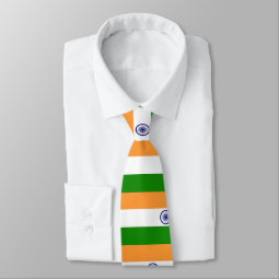 Tie with Flag of India | Zazzle