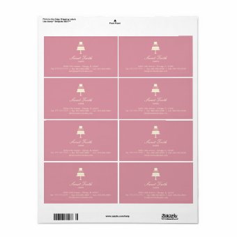 "Tiered Cake" Cake Box Label - Horizontal | Zazzle