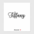 Tiffany Name - Handwritten Calligraphy Sticker | Zazzle