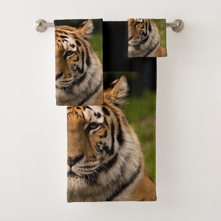 Tiger Bathroom Towel Set | Zazzle.com