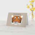 Tiger Birthday Card | Zazzle