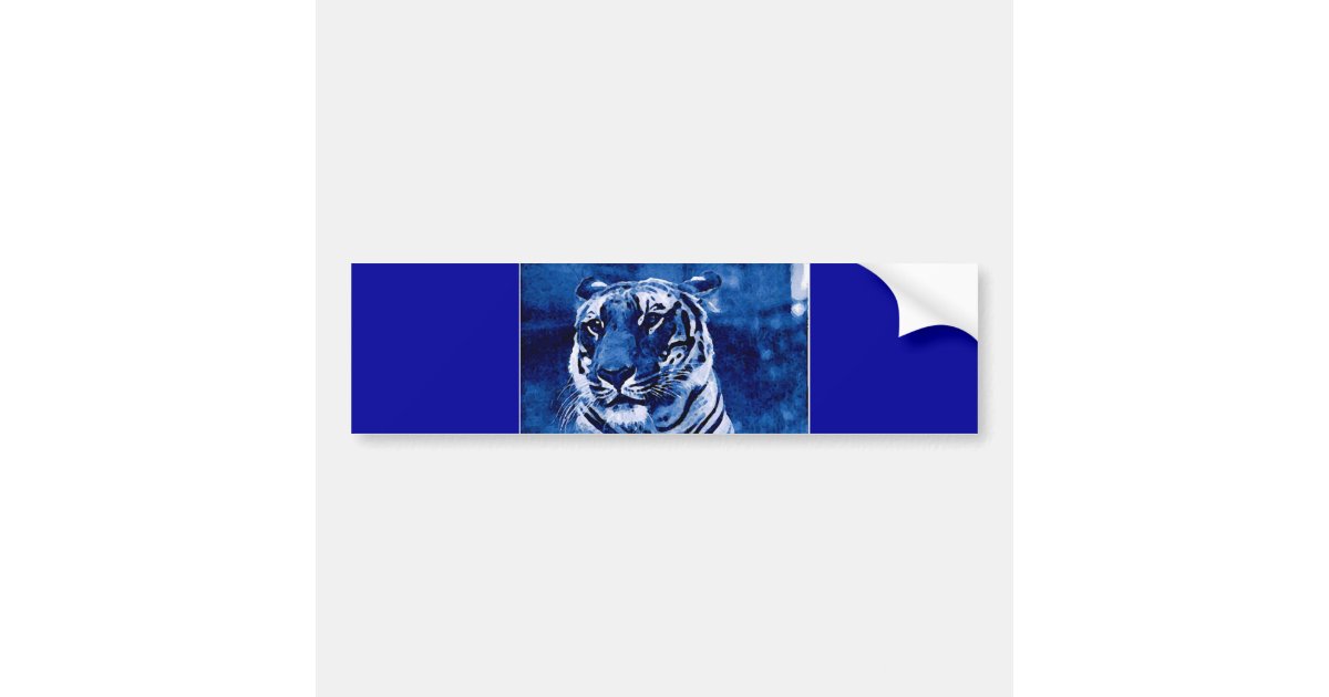 Tiger Bumper Sticker | Zazzle