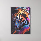 abstract tiger drawing