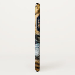 Tiger Face Personalized Name Case-Mate iPhone Case | Zazzle