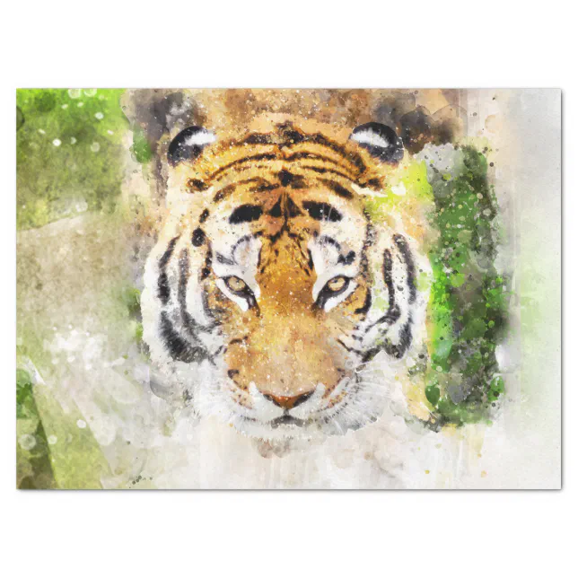 tiger face tissue paper | Zazzle