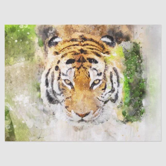 tiger face tissue paper | Zazzle
