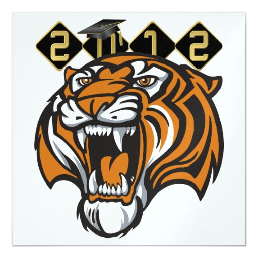 Tiger Graduation - SRF Card | Zazzle