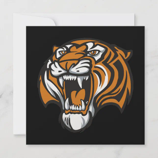 Tiger Graduation - SRF Invitation | Zazzle
