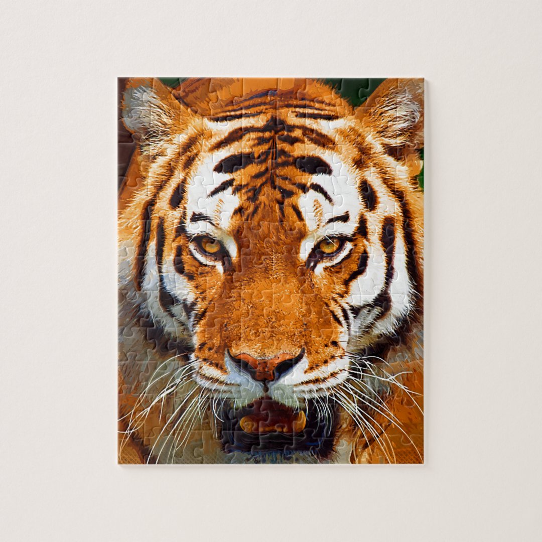 Tiger Jigsaw Puzzle | Zazzle